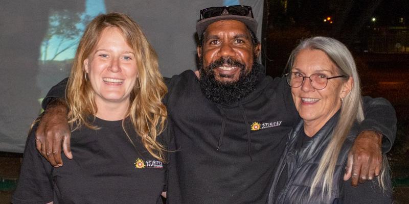Nicky Hayes engaging youth in Ltyentye Apurte and Alice Springs | NIAA